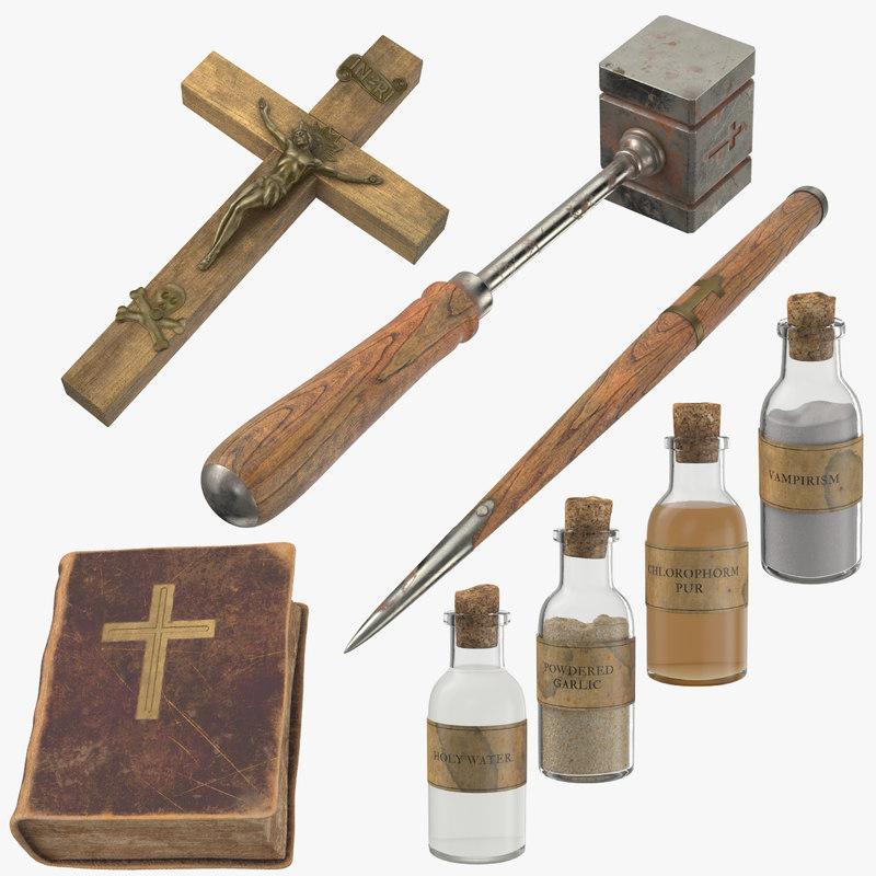 Vampire Hunter Kit 3d model | Best Of 3d Models